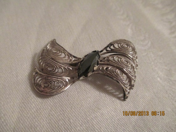 Sterling silver pin by Bell - Gem