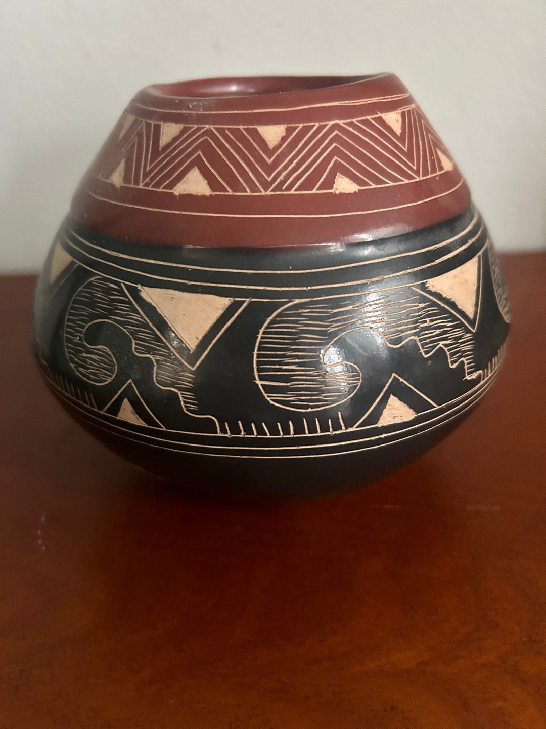 Costa Rican Aztec Pottery Jar - Etsy