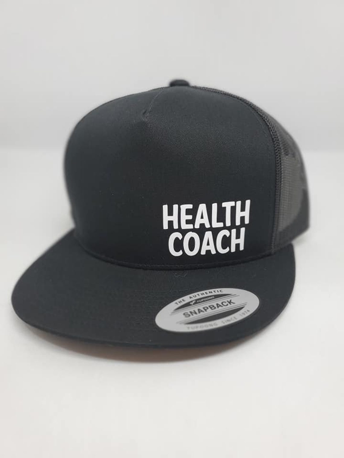 Mens Health Coach Hats Snapback. Flat Bill - Etsy