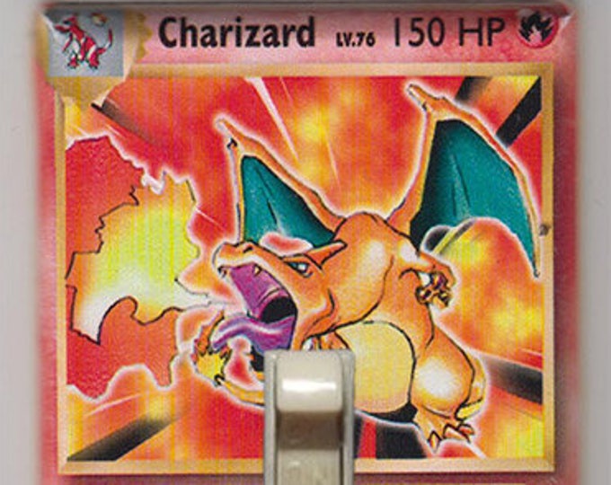 Pokemon Light Switch Cover Plate - Charizard - Etsy