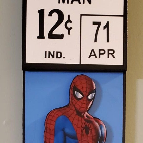 Spiderman corner box wall art - Etsy.de