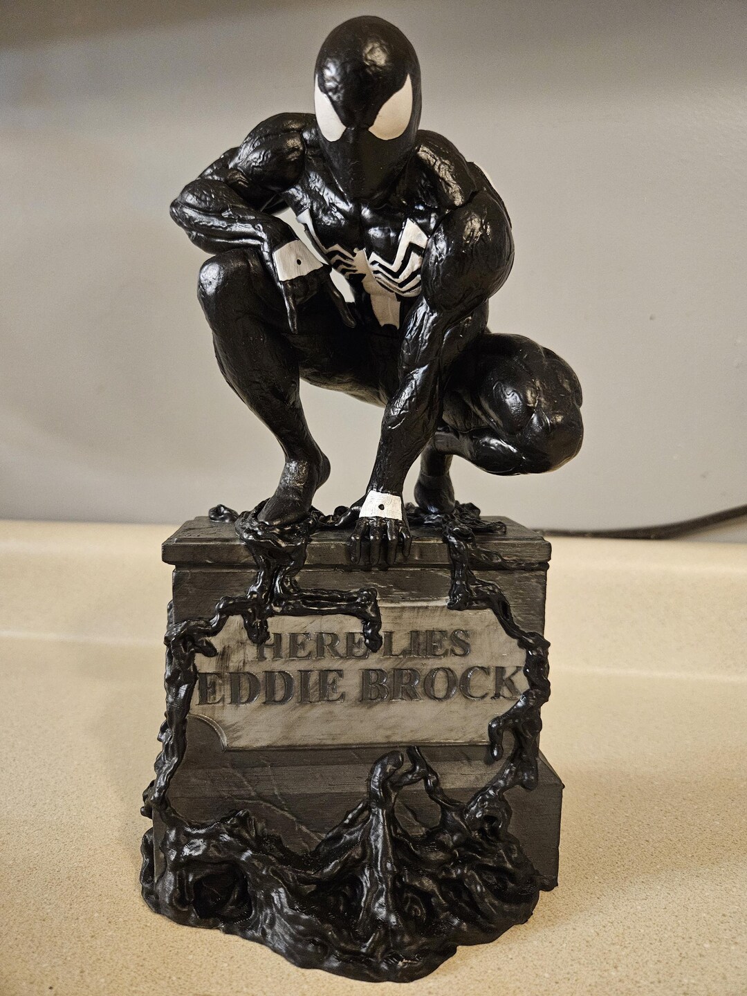 Spider-man Hand Painted Resin Sculpture READY TO SHIP 10 1/4 Inches 266 ...