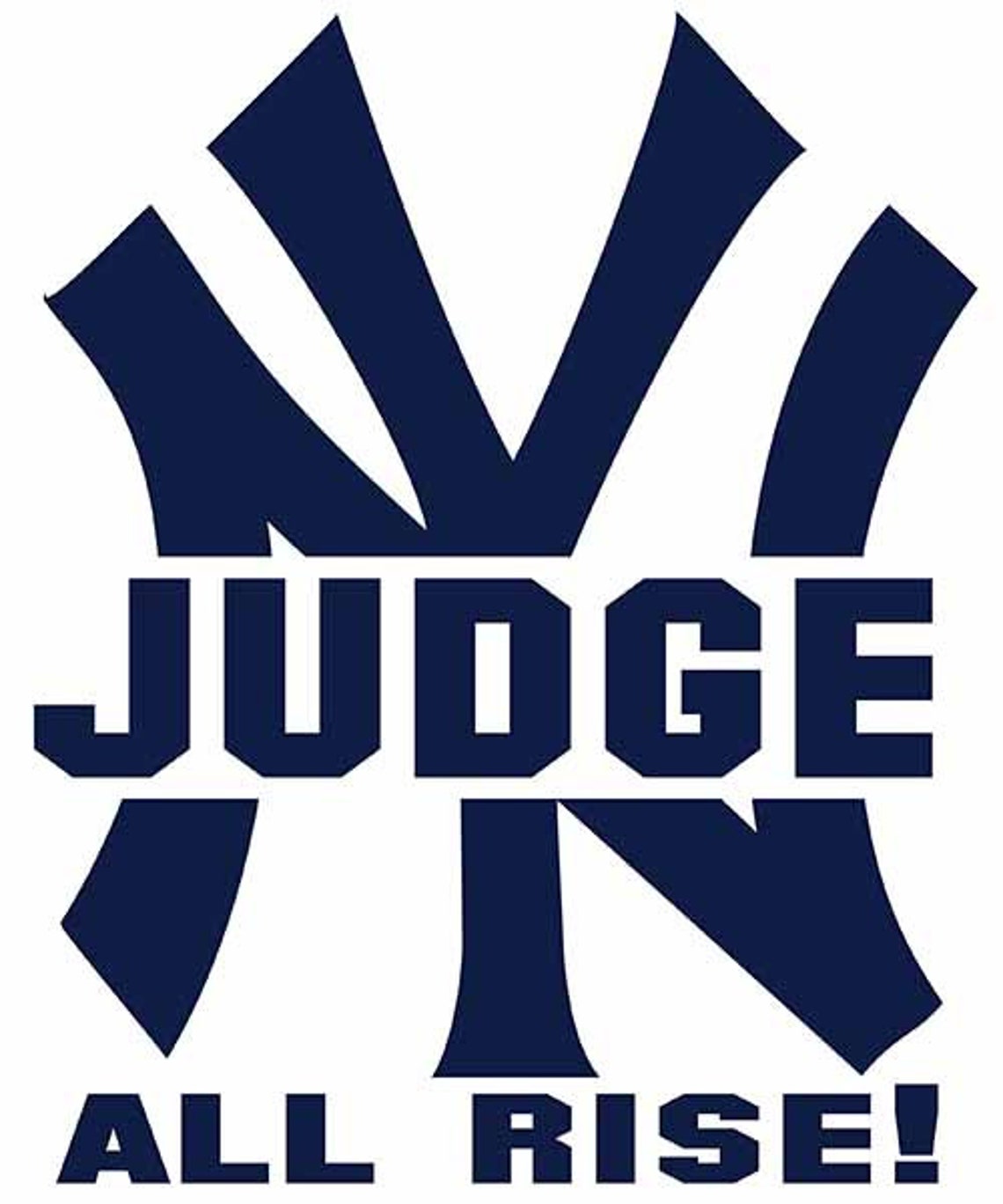 Aaron Judge All Rise Car Decal Laptop Sticker Yankees Home | Etsy