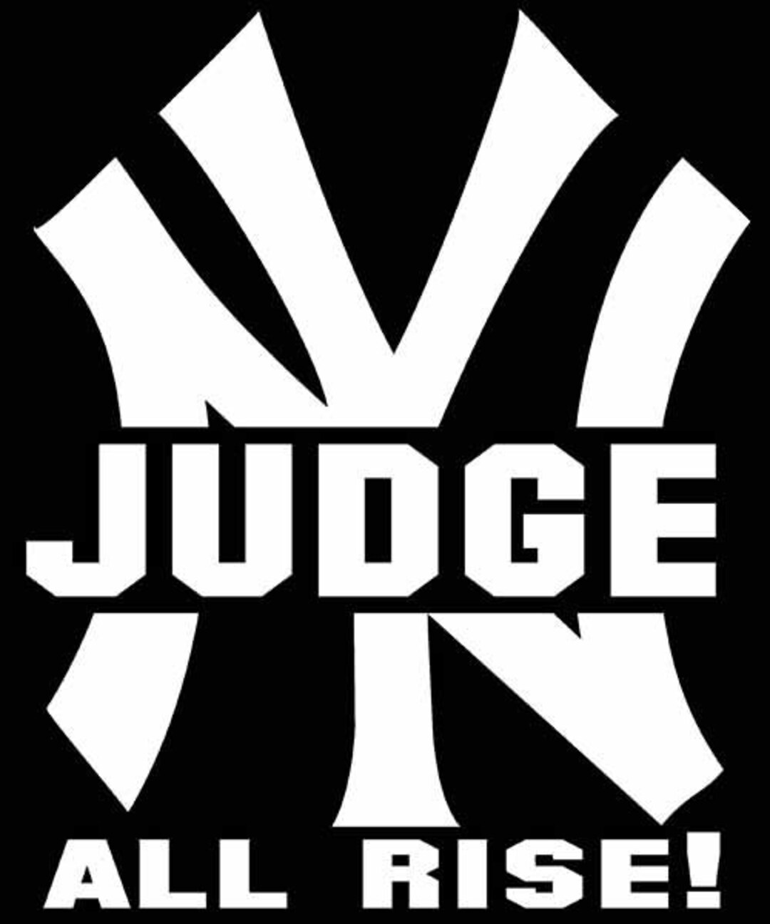 Aaron Judge All Rise Car Decal - Laptop Sticker Yankees Home Decor - Etsy