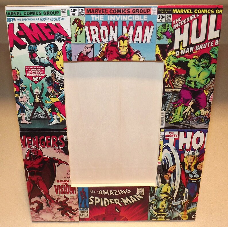 DIY Comic Book Decoupage Picture Frame | Drugstore Divas