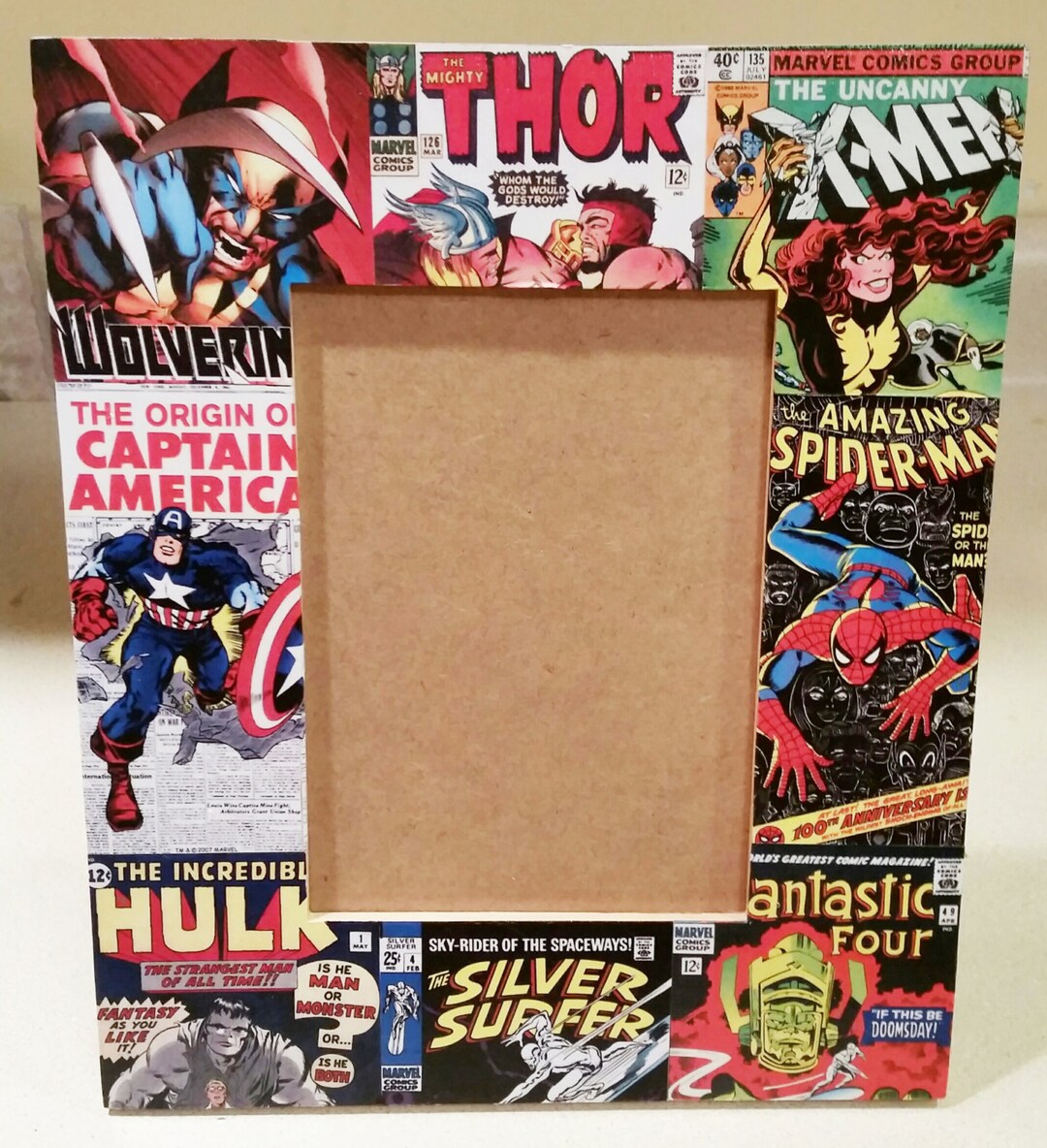 Marvel Comics Wood Picture Frame Captain America 109 Thor Amazing ...