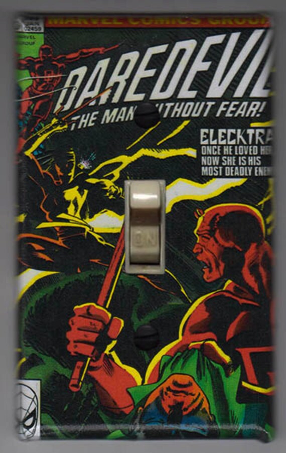 Items similar to Daredevil 168 Light Switch Cover Plate - Marvel Comics ...