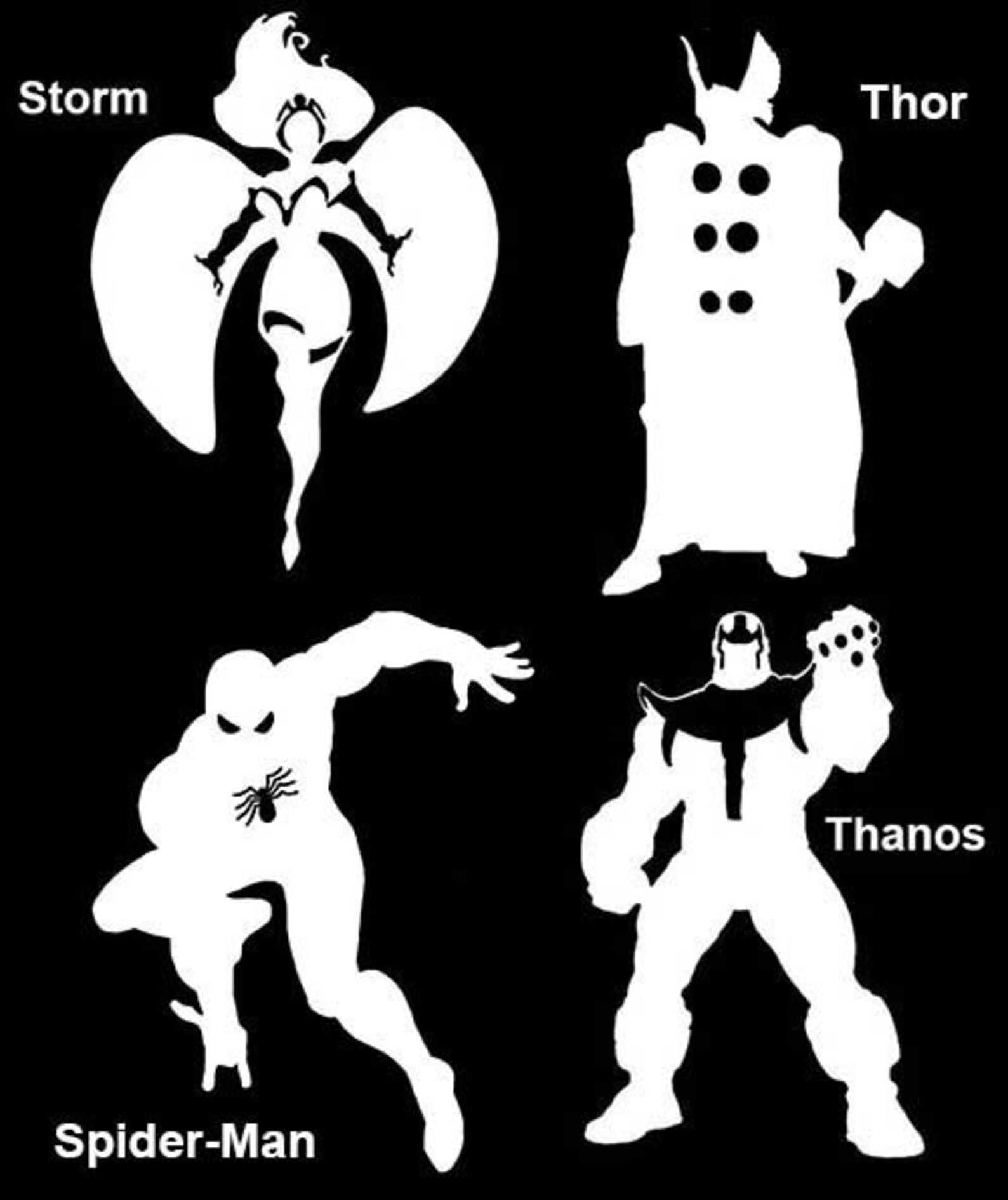 Superhero stick Figure Family Decal Superhero Sticker Laptop Decal ...