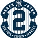 Derek Jeter Yankees Captain Car Decal Laptop Sticker Yankees Home Decor ...