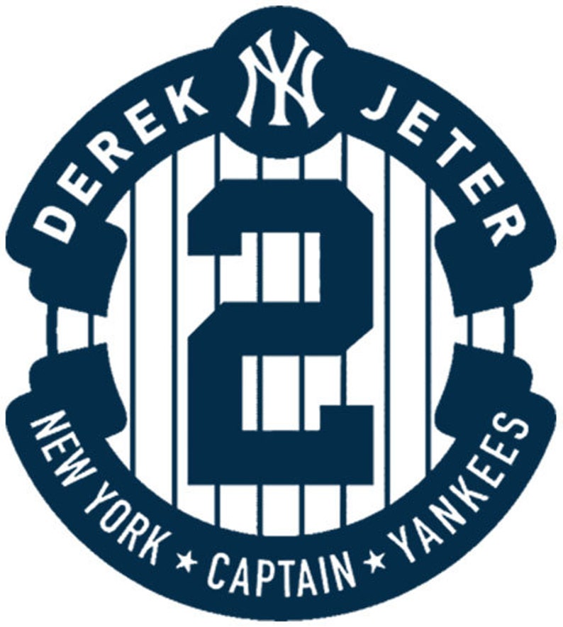 Derek Jeter Yankees Captain Car Decal Laptop Sticker Yankees - Etsy