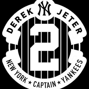 Derek Jeter Yankees Captain Car Decal Laptop Sticker Yankees Home Decor ...