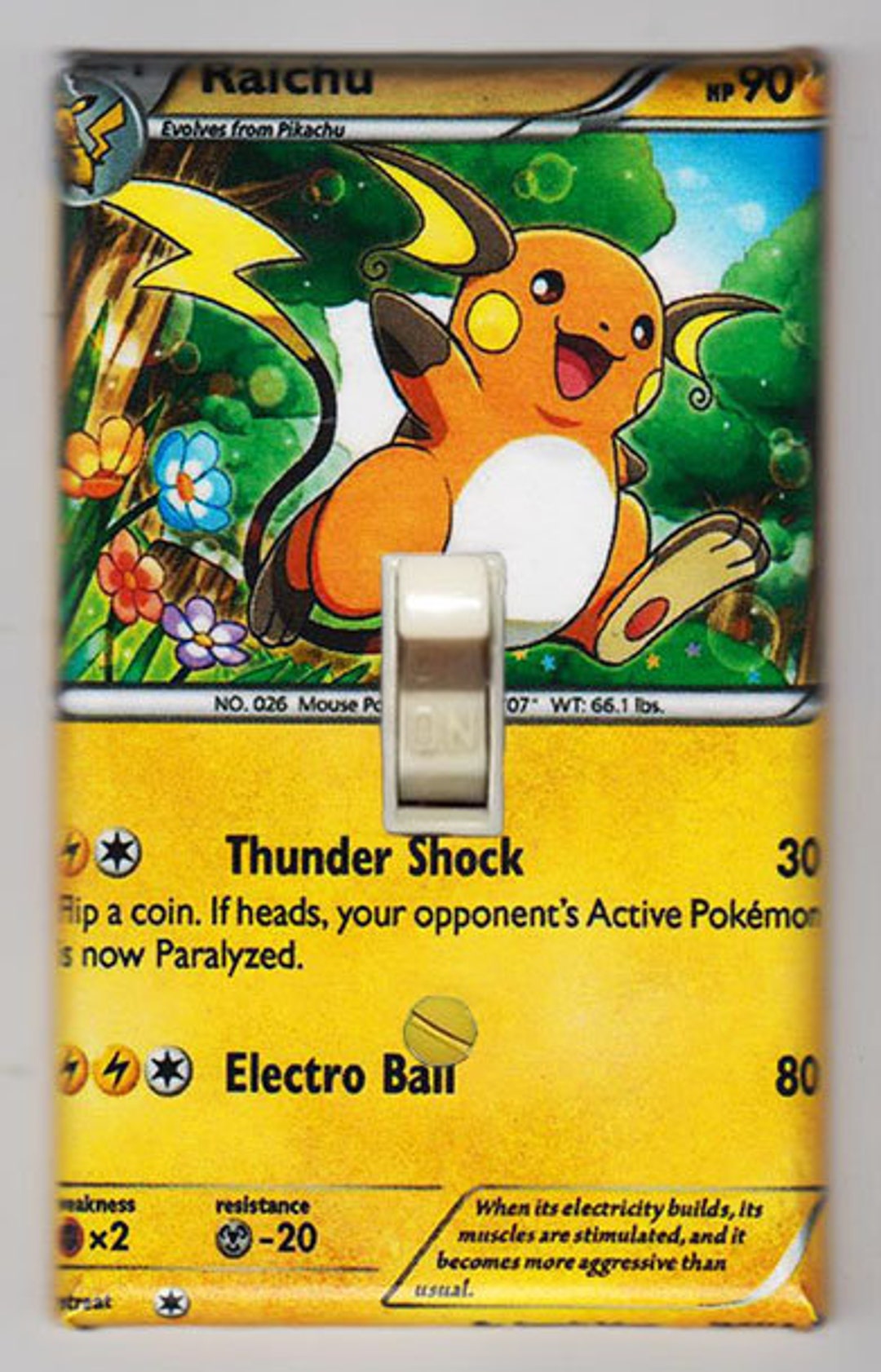 Pokemon Light Switch Cover Plates Charizard Pikachu Blastoise ...