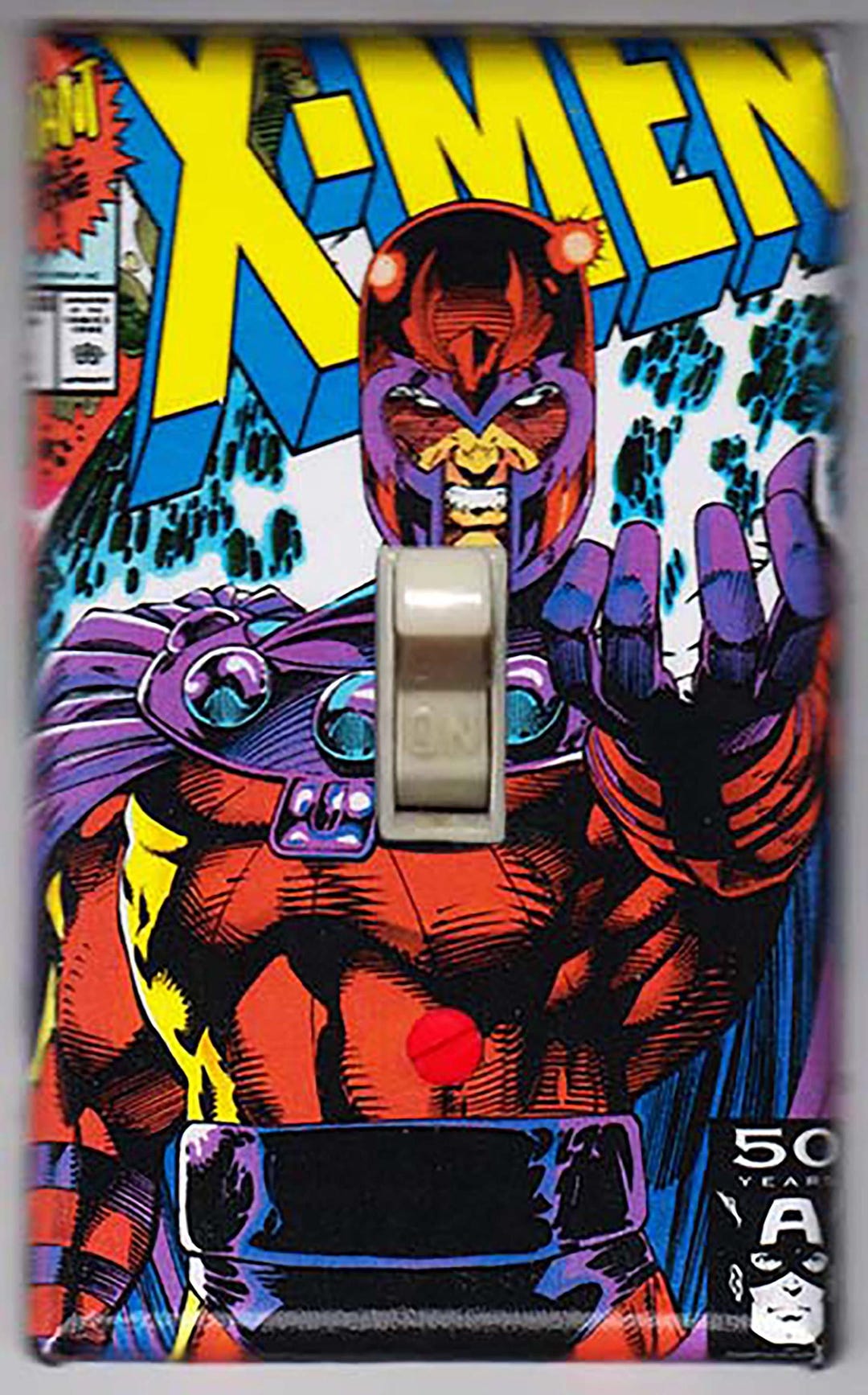 X-men Light Switch Cover Plate - X-men 1 Magneto Marvel Comics - Etsy