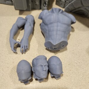 Spiderman Hand Painted Sculpture or DIY Model Kit - Printed and Ready ...