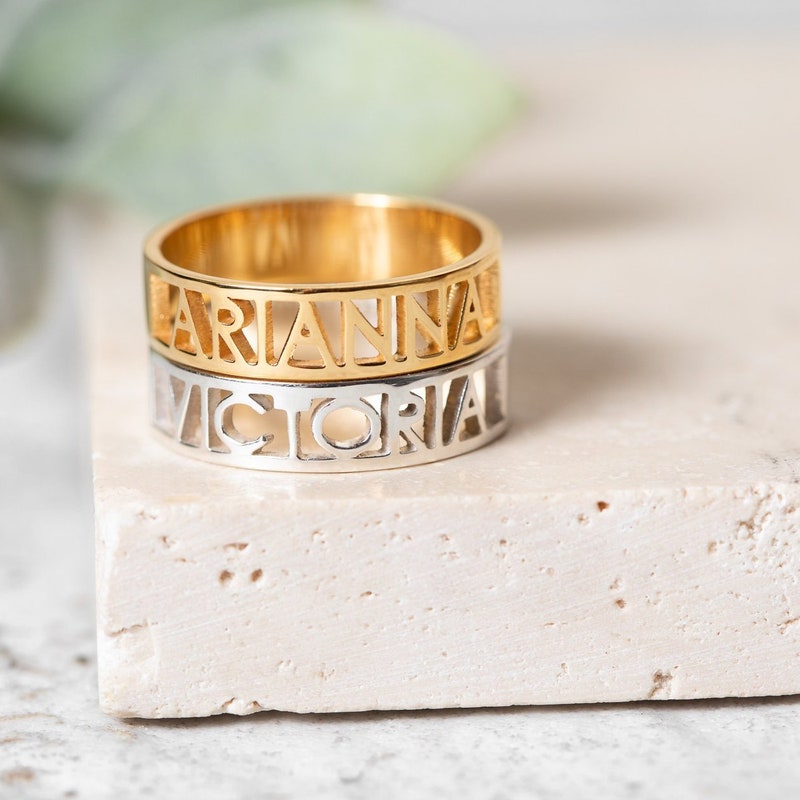 Name Ring - Etsy