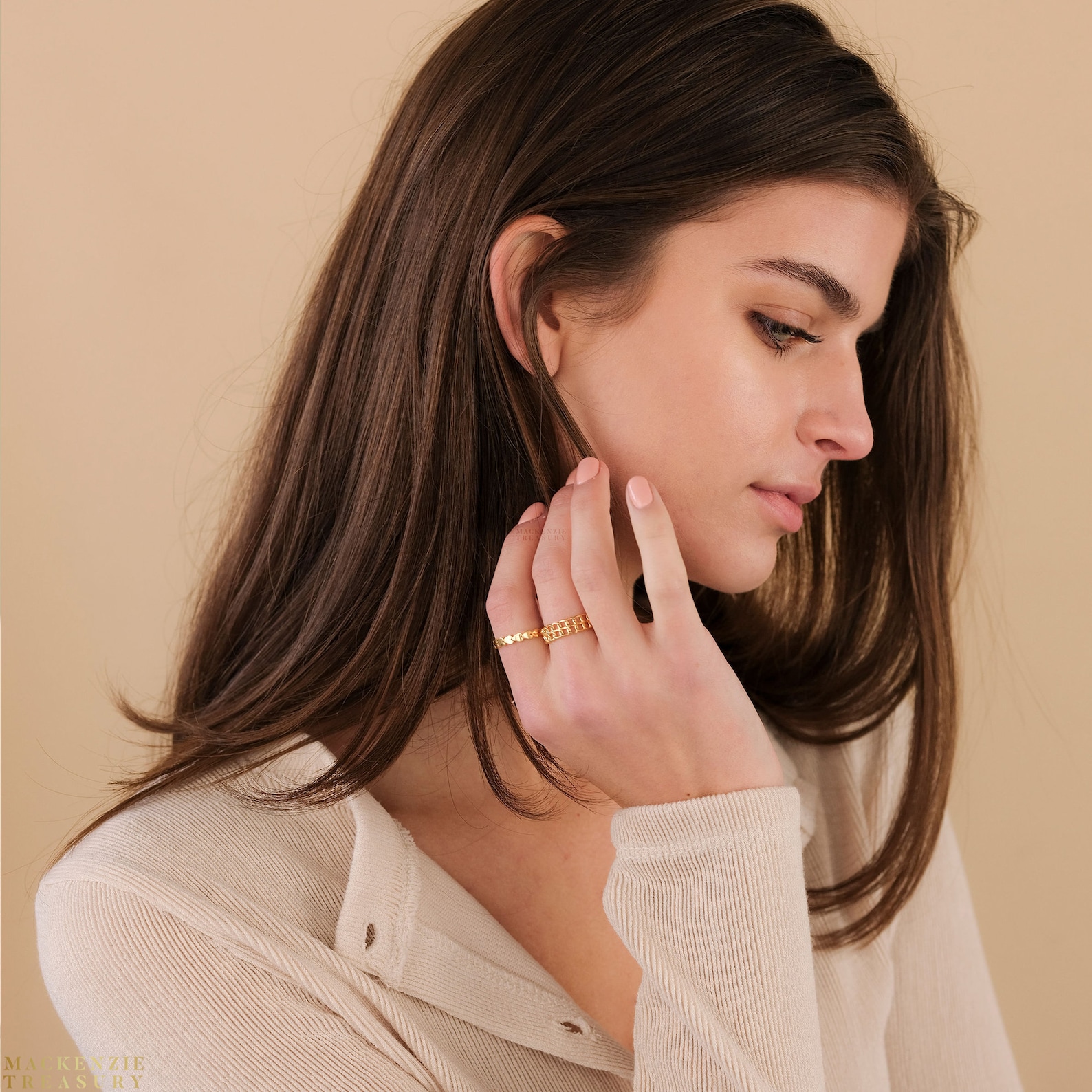 Gold Smiley Face Ring - Happy Face Ring - Happy Smiling Face Ring ...