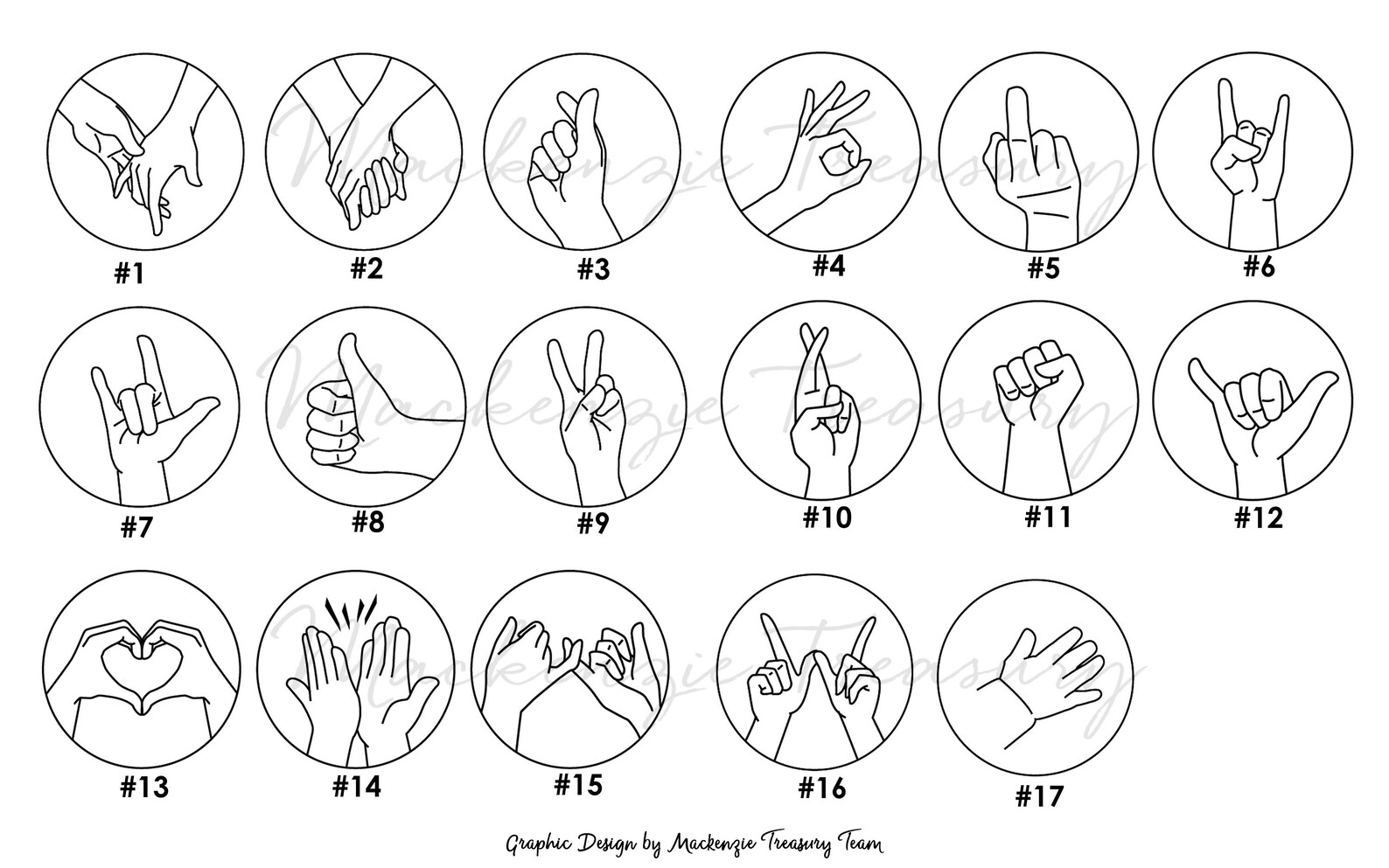 Best Friend Necklaces - Hand Sign Necklace - Hand Gesture Necklace ...