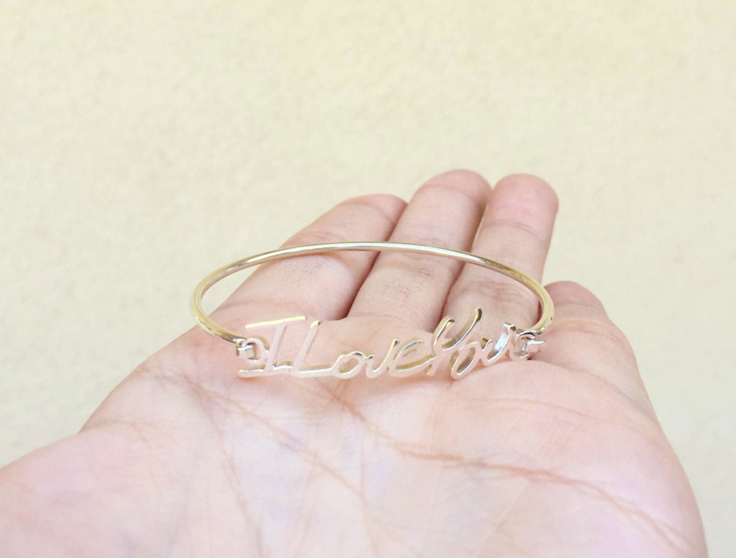 Custom Handwriting Bangle Personalize Signature Bangle - Etsy