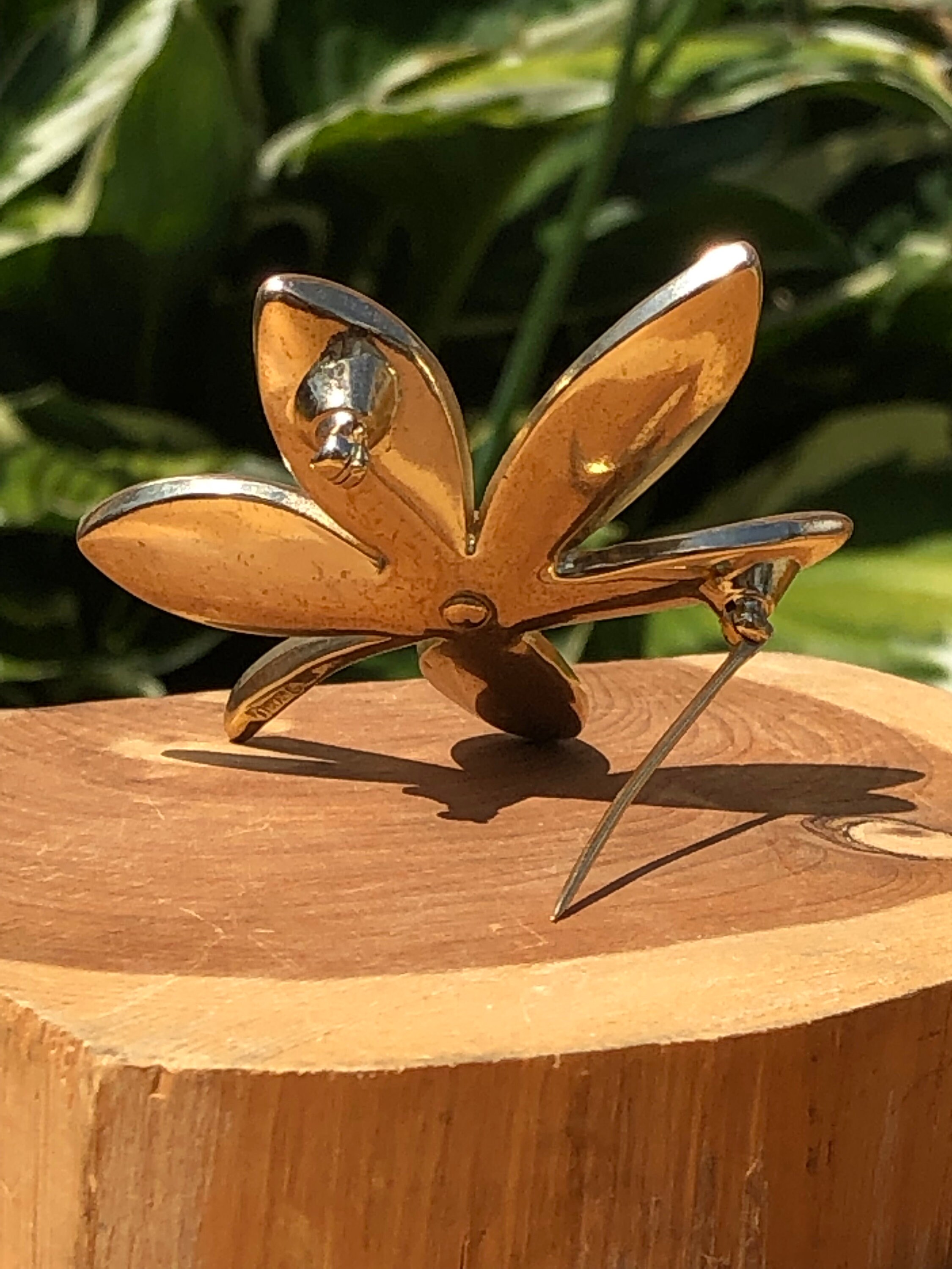 Crown Trifari Flower Brooch - Etsy