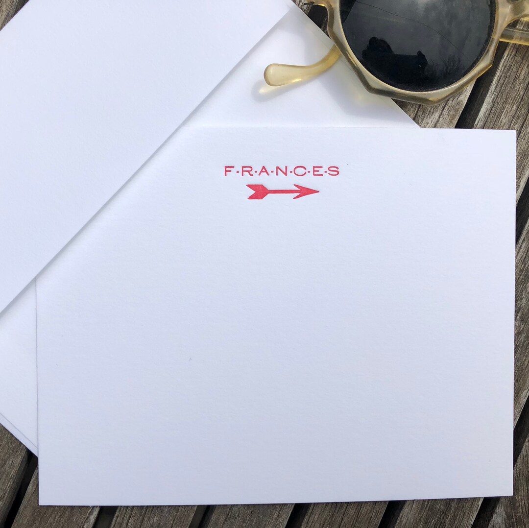 Cards for a Cause - Personalized Letterpress Stationery - Set of 25 - Etsy