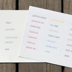 Cards for a Cause - Personalized Letterpress Stationery - Set of 25 - Etsy