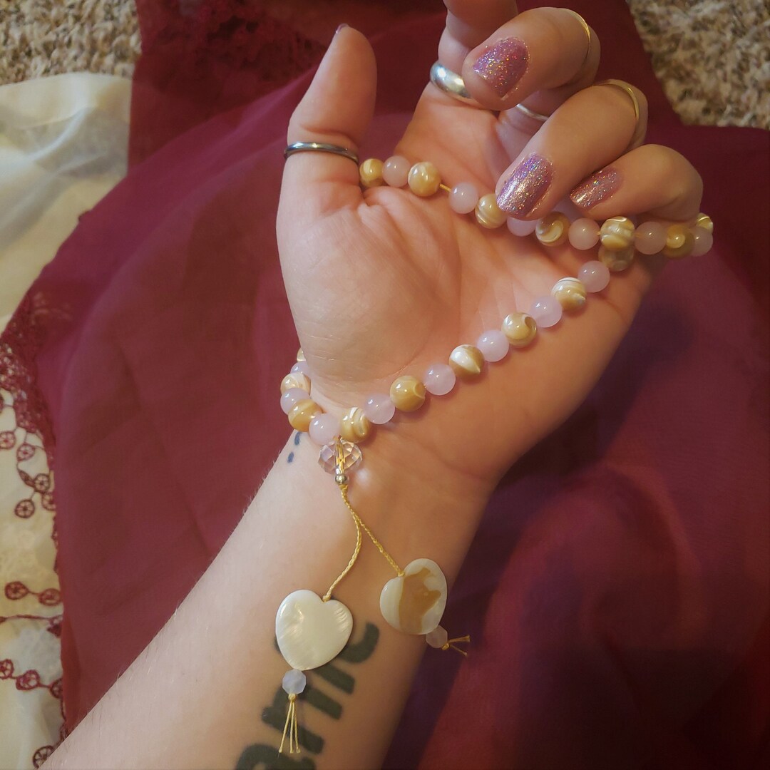 Aphrodite // Hellenic Prayer Beads // Meditation Beads // Venus // Rose ...