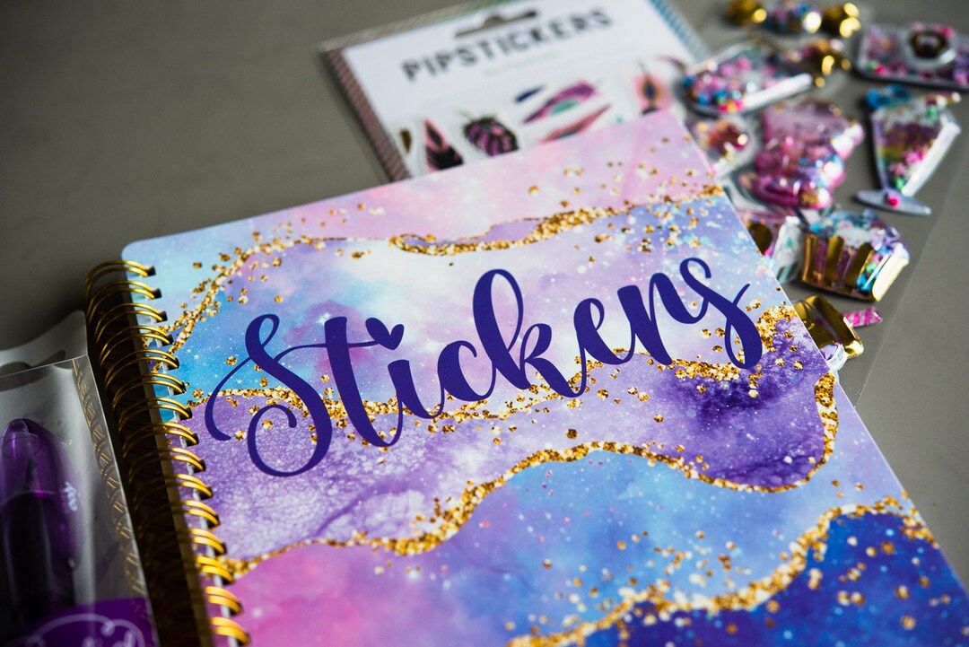 6x9” BIG Reusable Sticker Album - Etsy