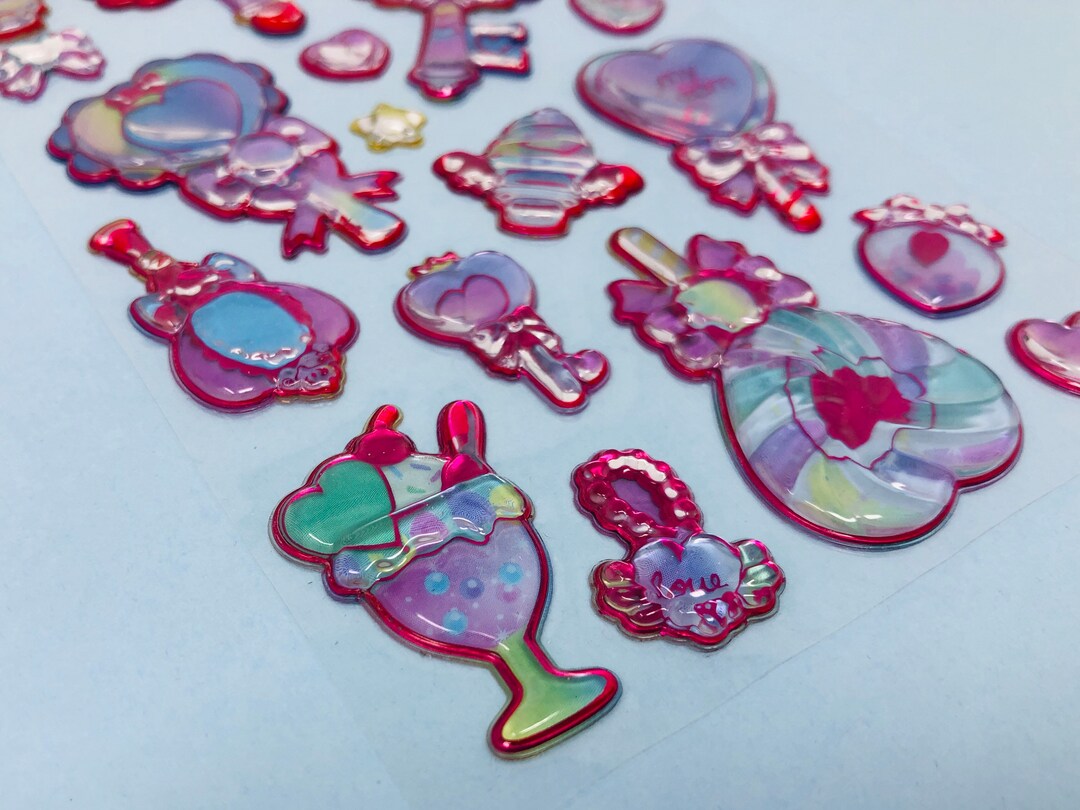 Crystal Gem Jewel Stickers - Beautiful! 6 Designs - Etsy