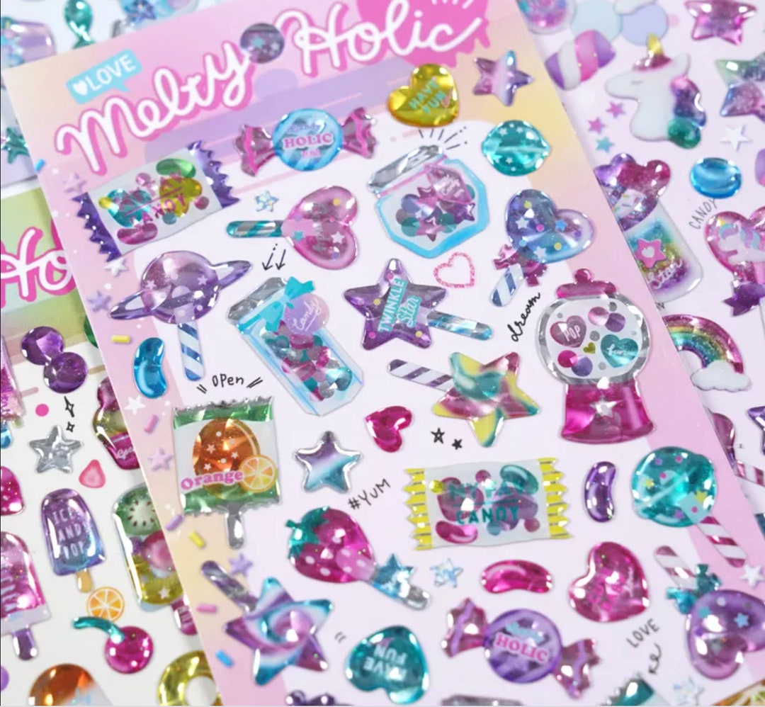 Pretty Gem Crystal Stickers - Melty Holic 6 Designs - Etsy