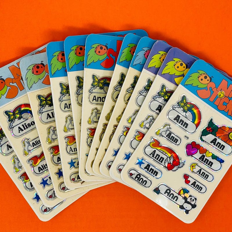 Vintage Stickers - Etsy