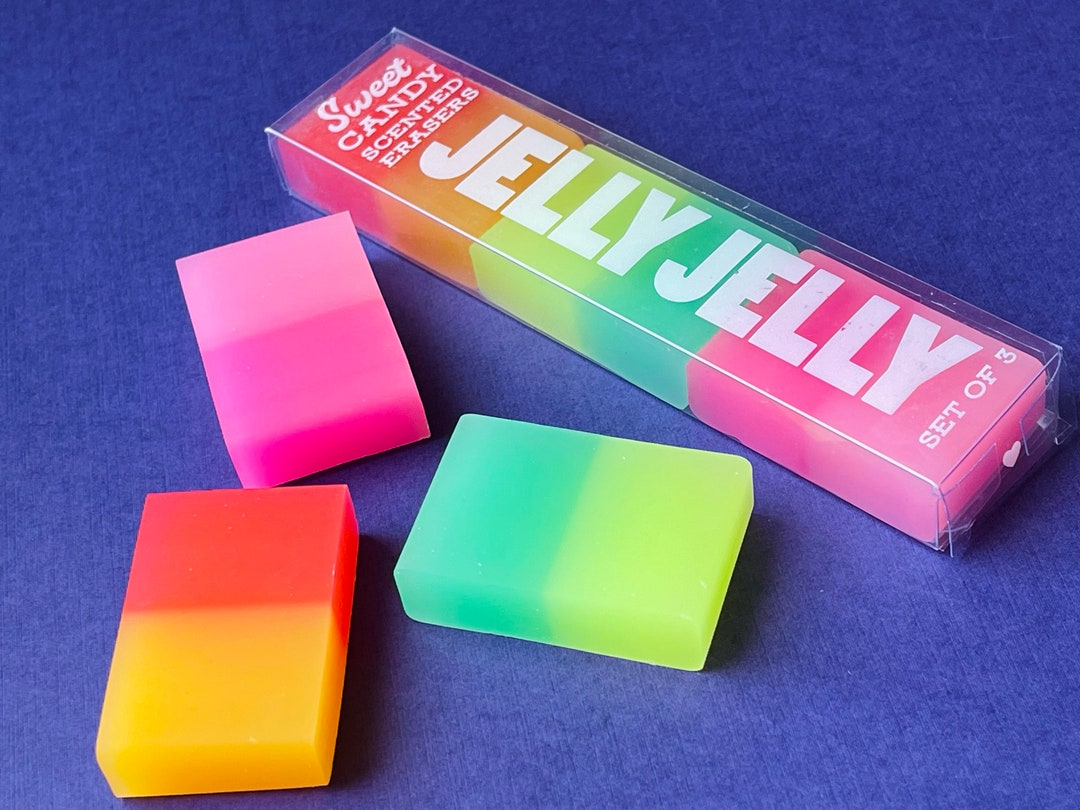 Scented Jelly Eraser Set, Back to School Supplies - Etsy