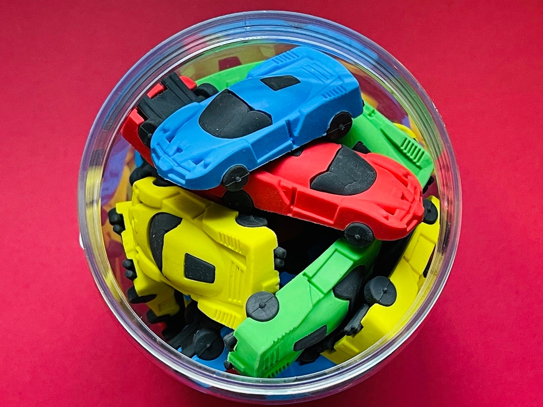 Car Puzzle Erasers, Back to School Supplies - Etsy