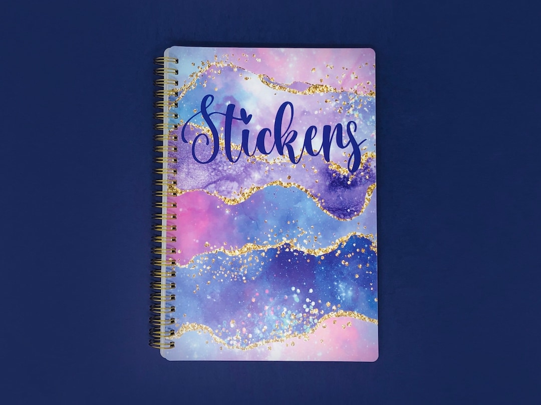 Ready to Ship 6x9 Reusable Sticker Albums Watercolour - Etsy