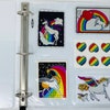 3 Pocket 3 Ring Binder Sheet for Sticker Collecting. - Etsy