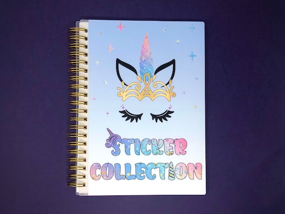 Reusable Sticker Book Confetti Unicorn - Etsy