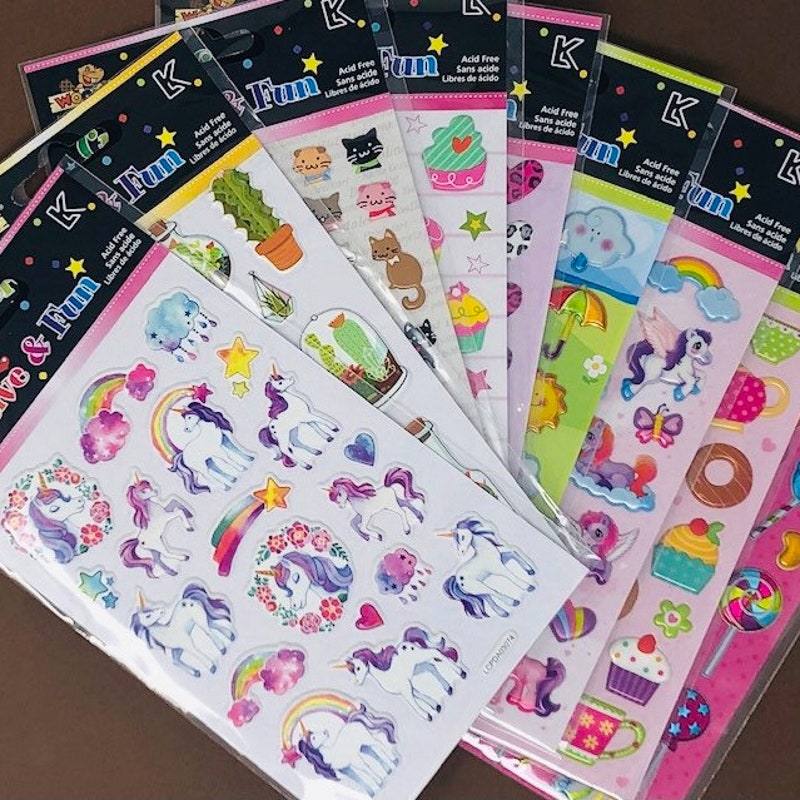 Puffy Stickers - Etsy