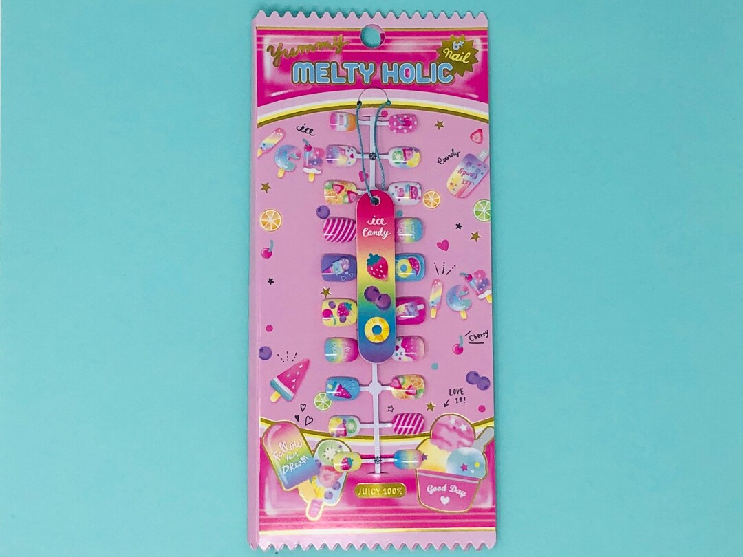 Melty Holic Fruit Stickers & Press on Nails - Etsy