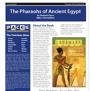 The Pharaohs of Ancient Egypt by Elizabeth Payne - Study Guide With ...