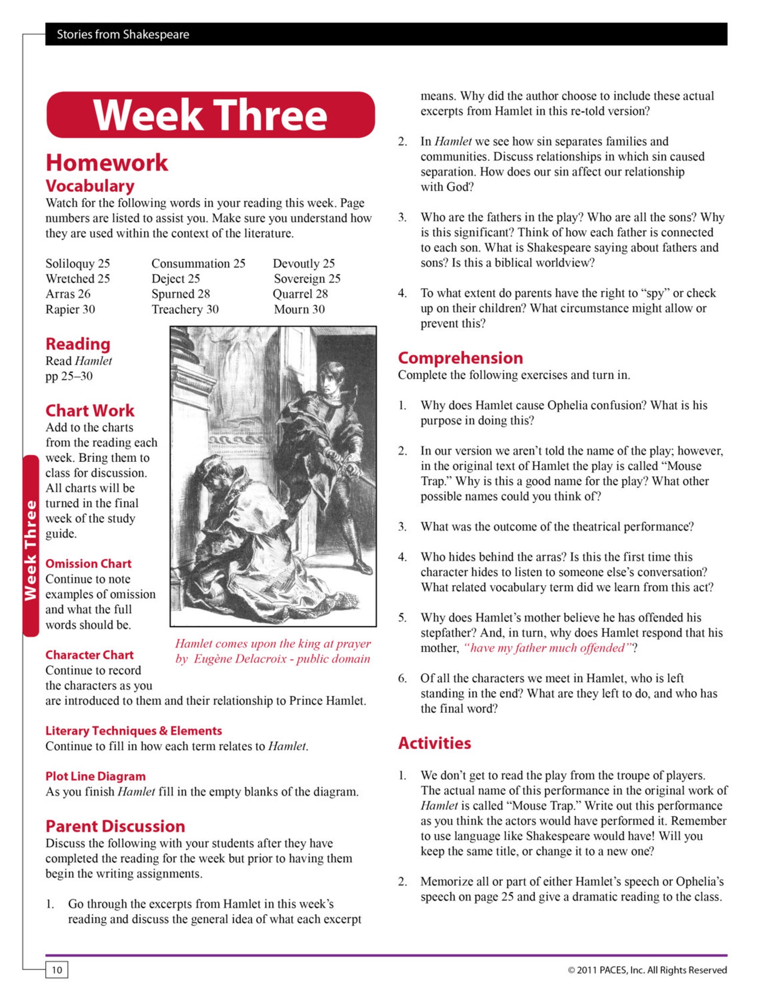 Stories From Shakespeare - Study Guide With Answer Key - Etsy