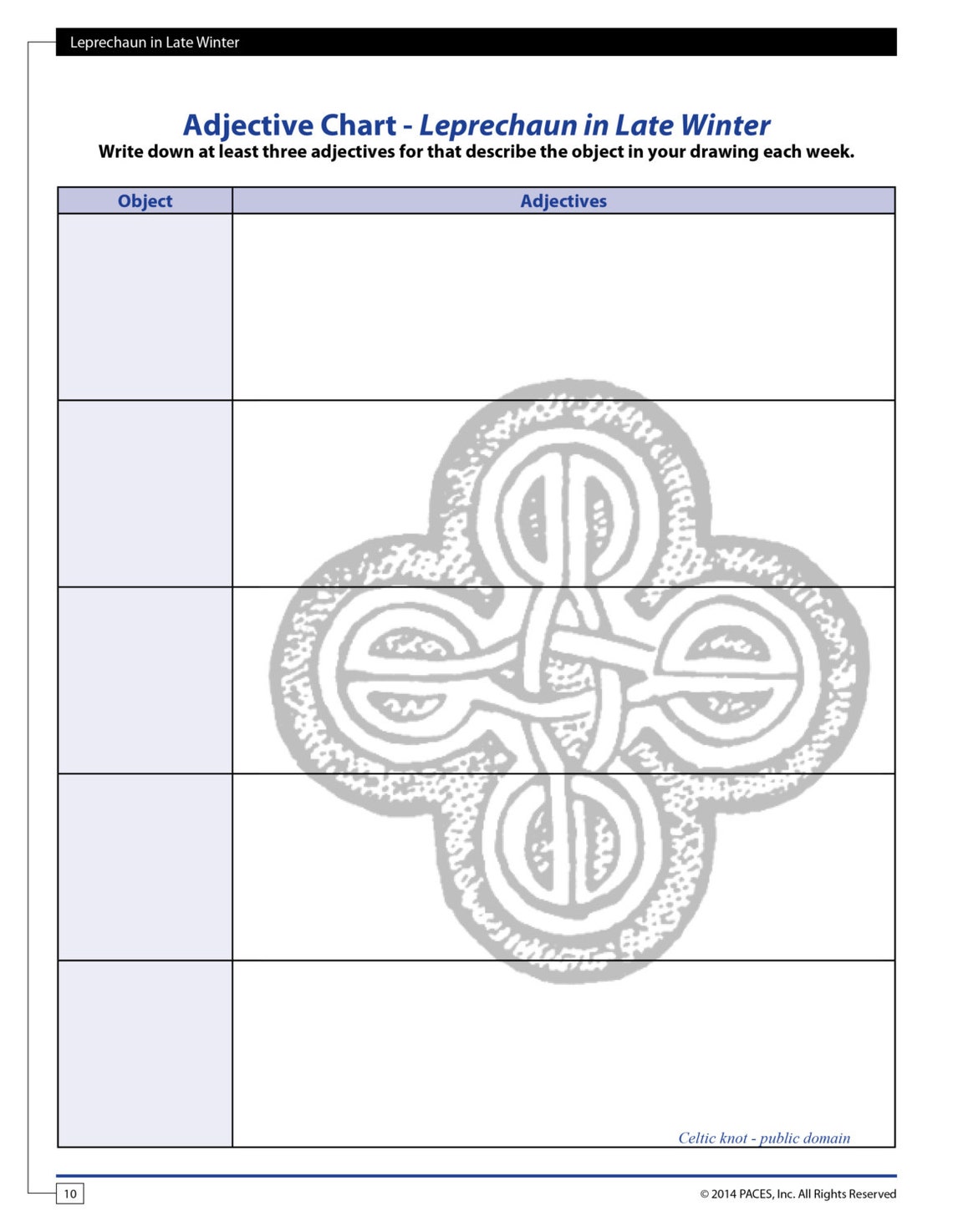 Leprechaun in Late Winter Study Guide With Answer Key - Etsy