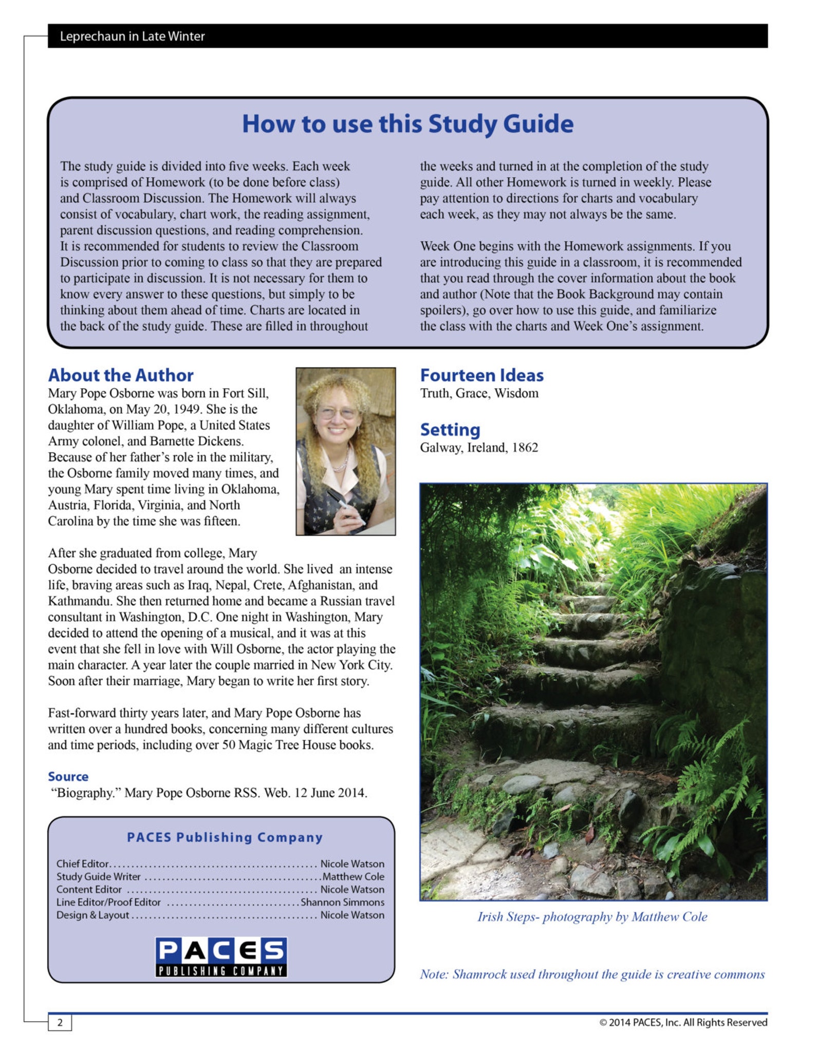 Leprechaun in Late Winter - Study Guide With Answer Key - Etsy