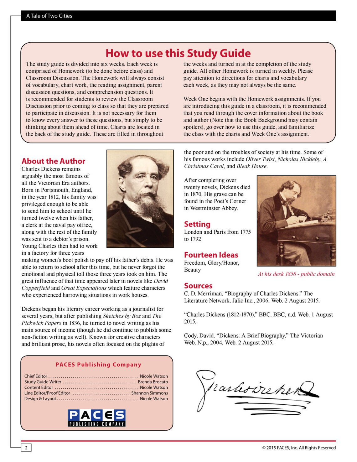 A Tale of Two Cities - Study Guide With Answer Key - Etsy