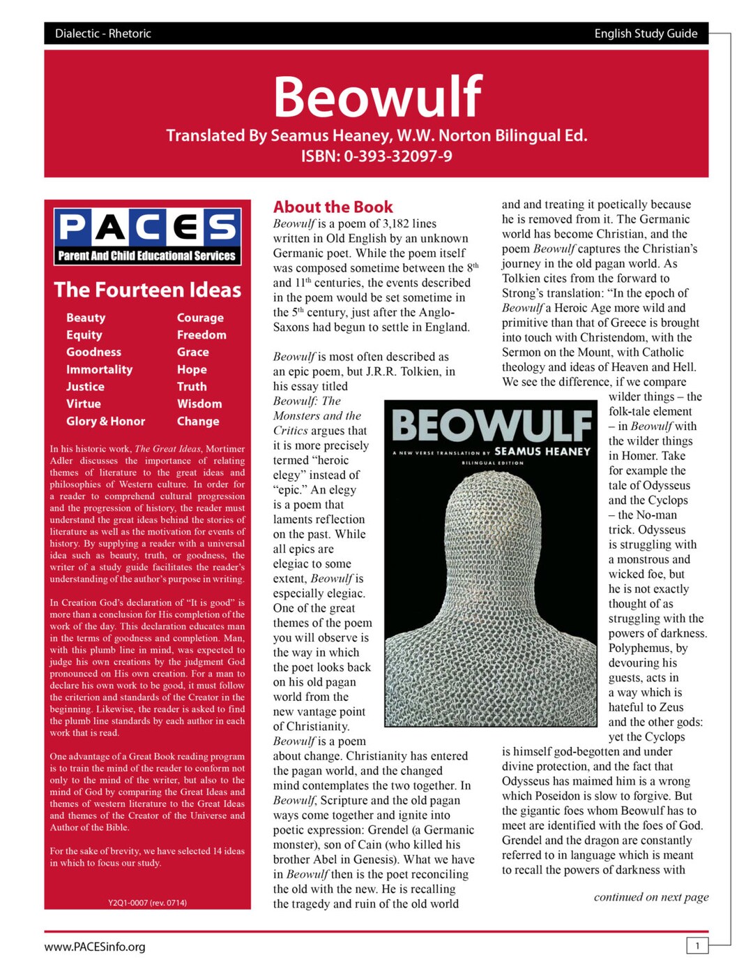 Beowulf - Study Guide With Answer Key - Etsy