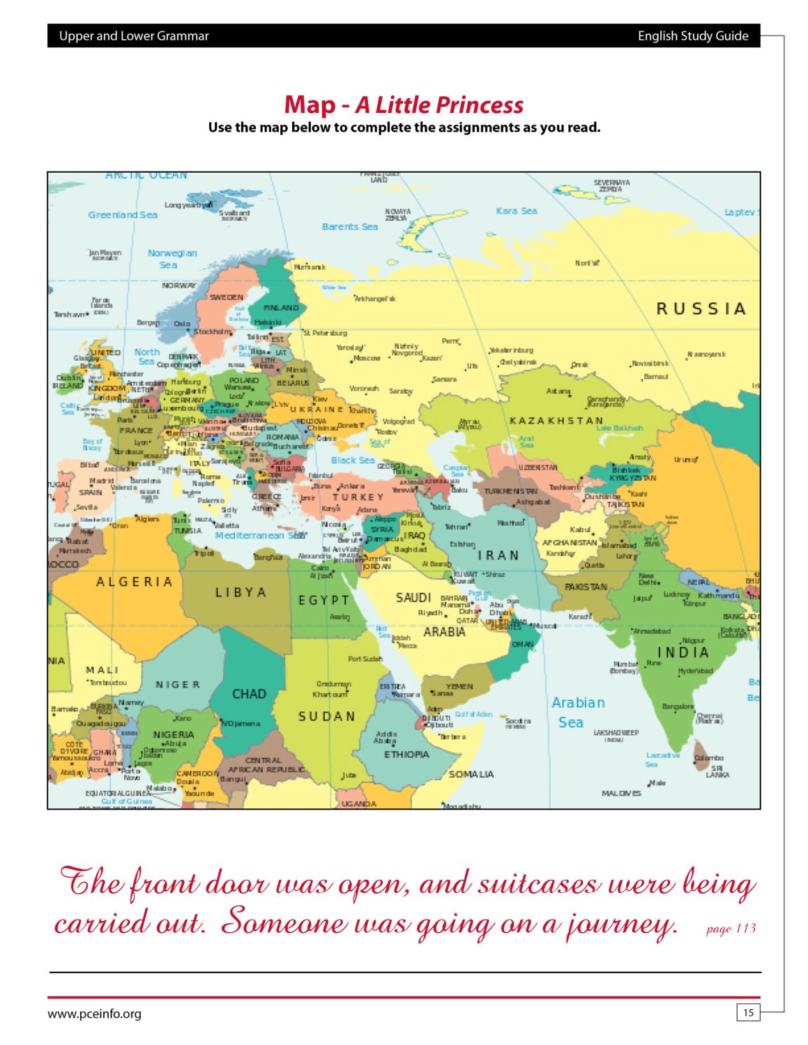 A Little Princess Classic Starts - Study Guide With Answer Key - Etsy