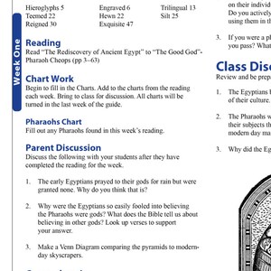 The Pharaohs of Ancient Egypt - Study Guide With Answer Key - Etsy