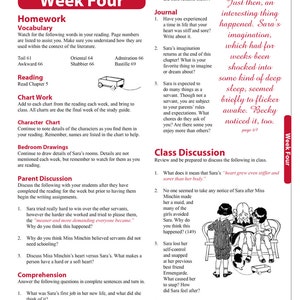 A Little Princess Classic Starts - Study Guide With Answer Key - Etsy