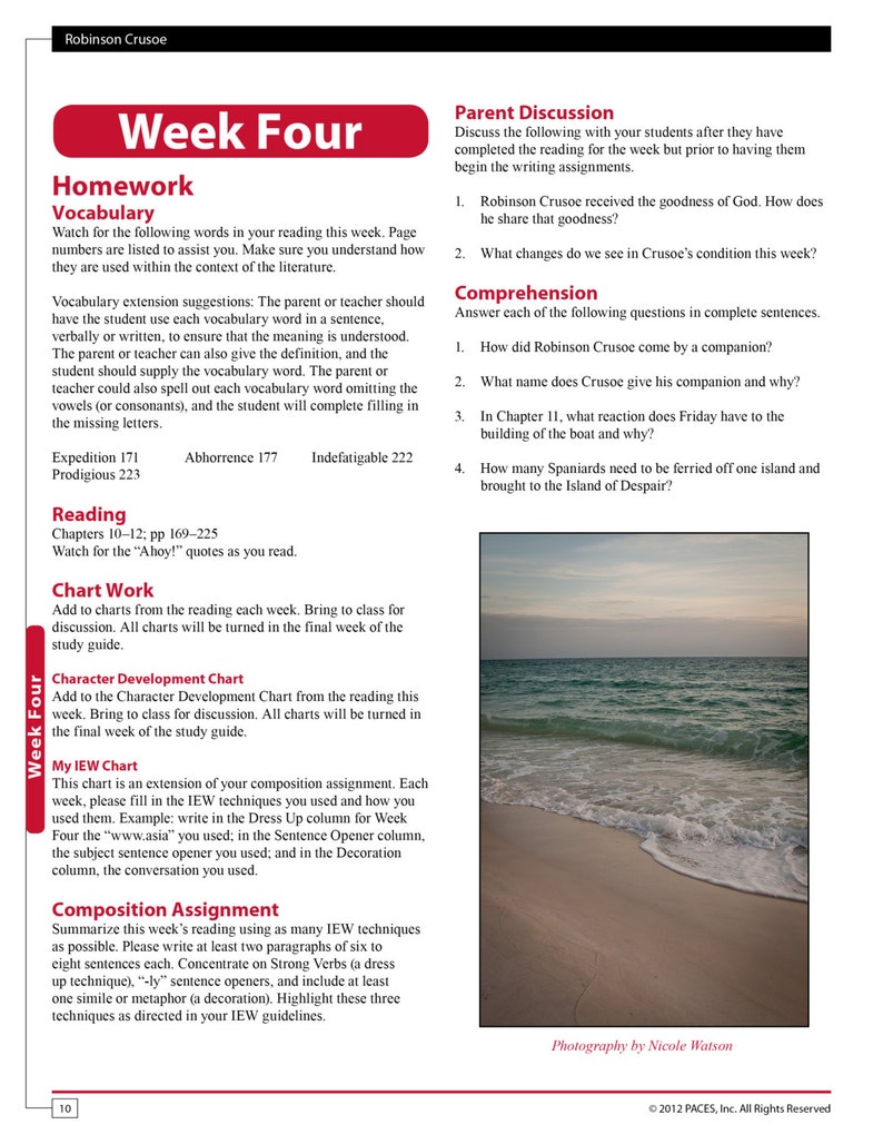 Robinson Crusoe - Study Guide With Answer Key - Etsy