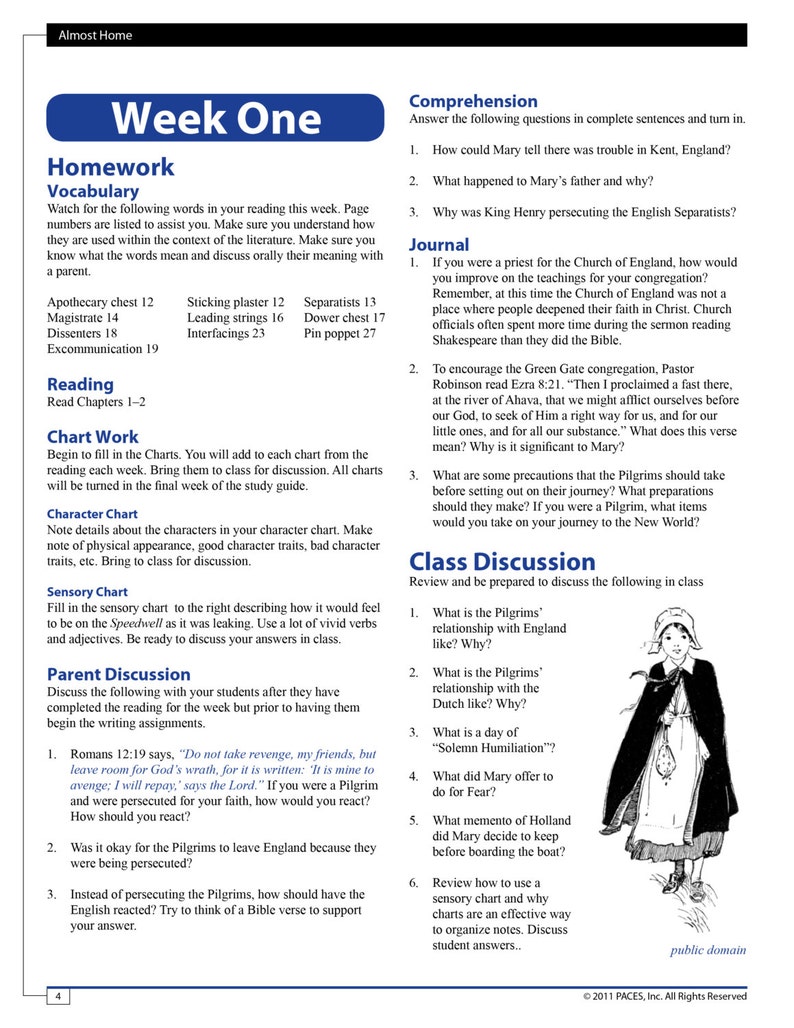 Almost Home - Study Guide With Answer Key - Etsy