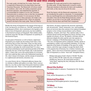 The Epic of Gilgamesh - Study Guide With Answer Key - Etsy