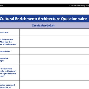 The Golden Goblet - Study Guide With Answer Key! - Etsy